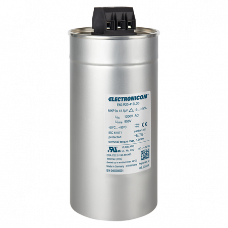 E62.g15-672D30 three-phase capacitors with AC filter | DACPOL Poland